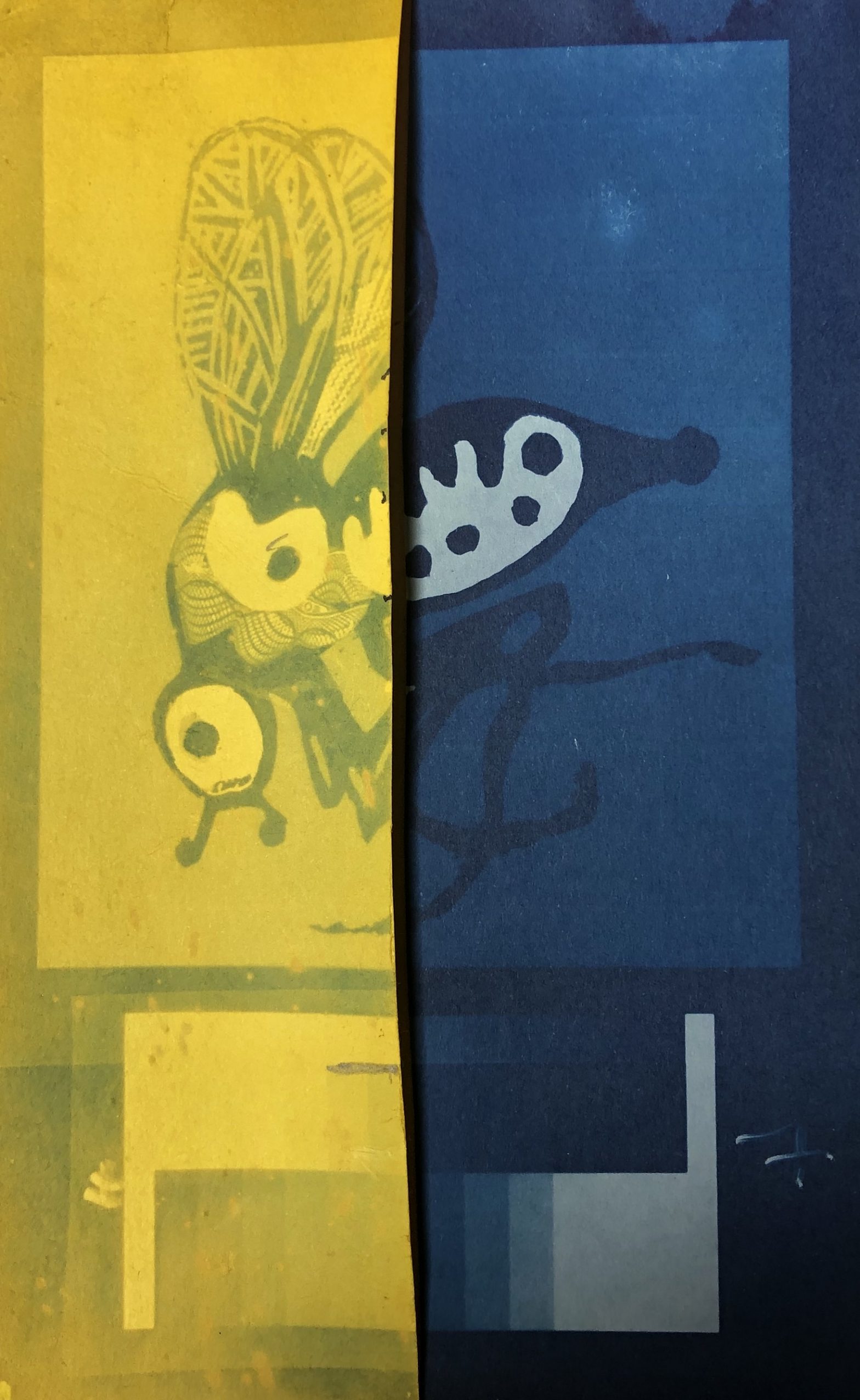 Multicoloured experiment with Cyanotypes – Wigley